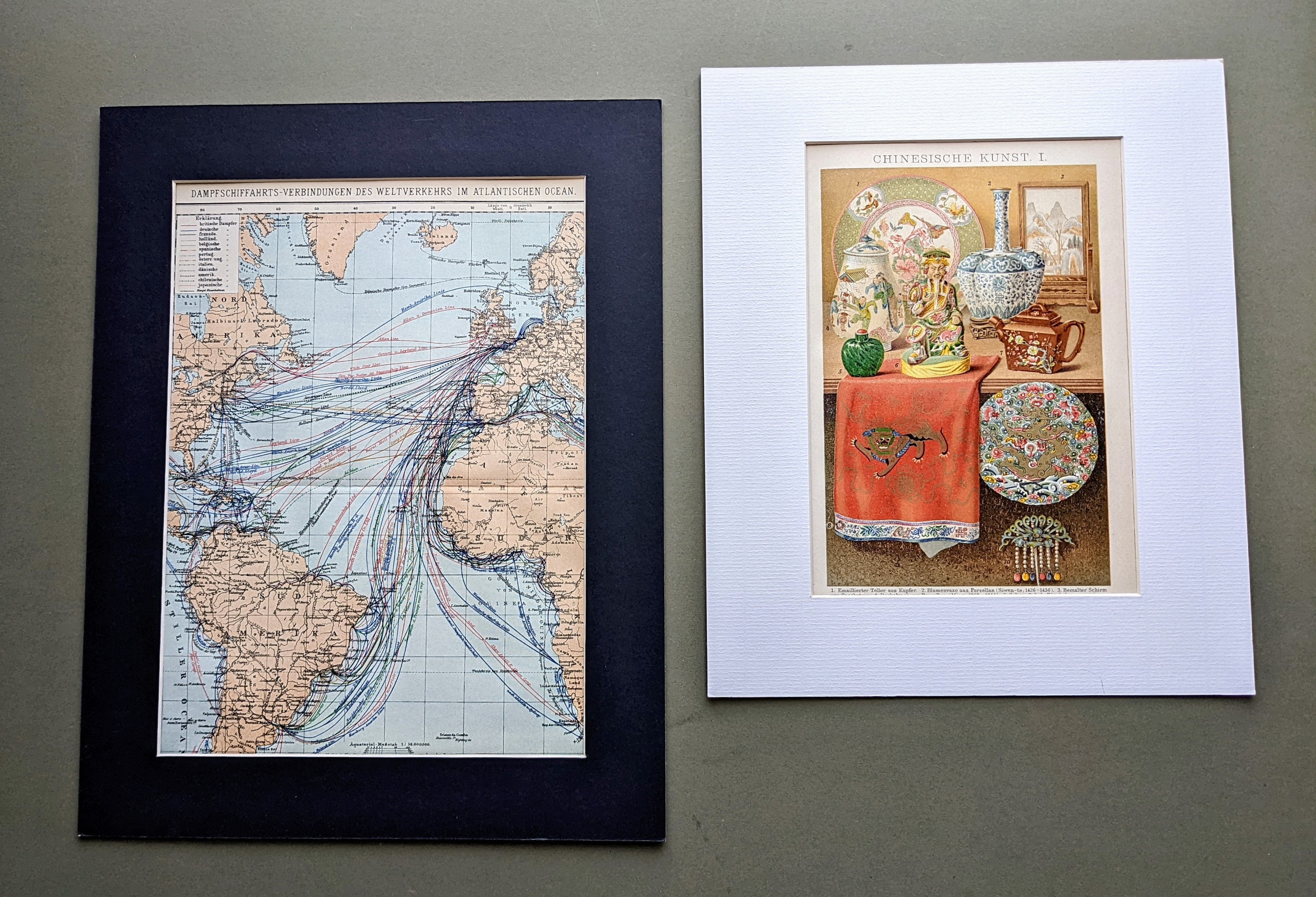 1908 Steam Engines II Original Antique Print - Lithograph - Industrial ...