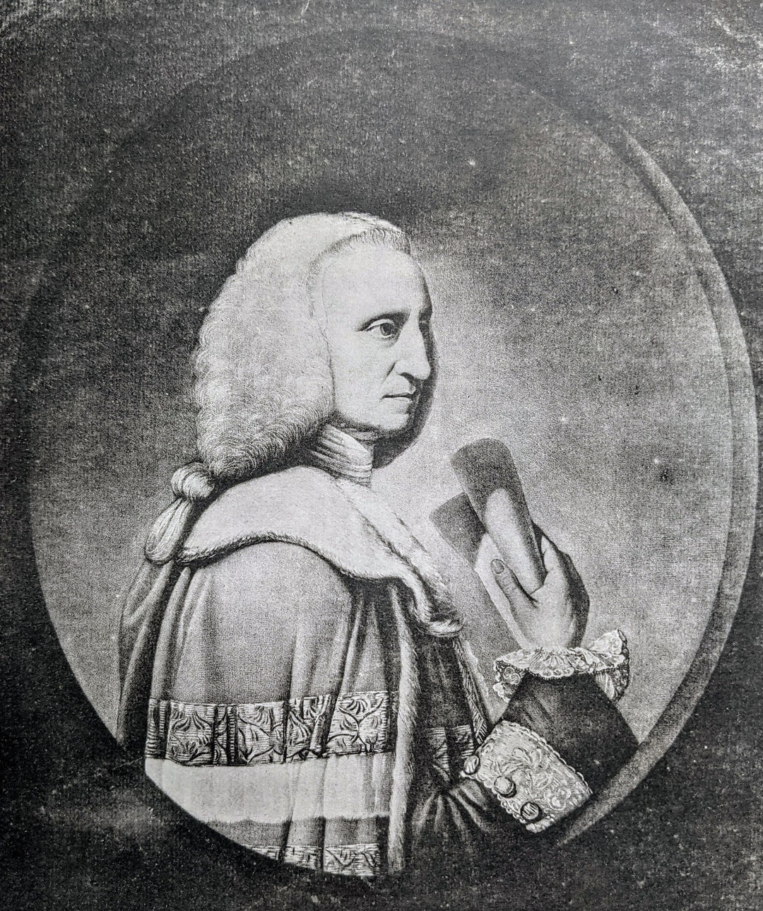 1898 George Lord Lyttelton 1774 Original Antique Print - Mezzotint ...