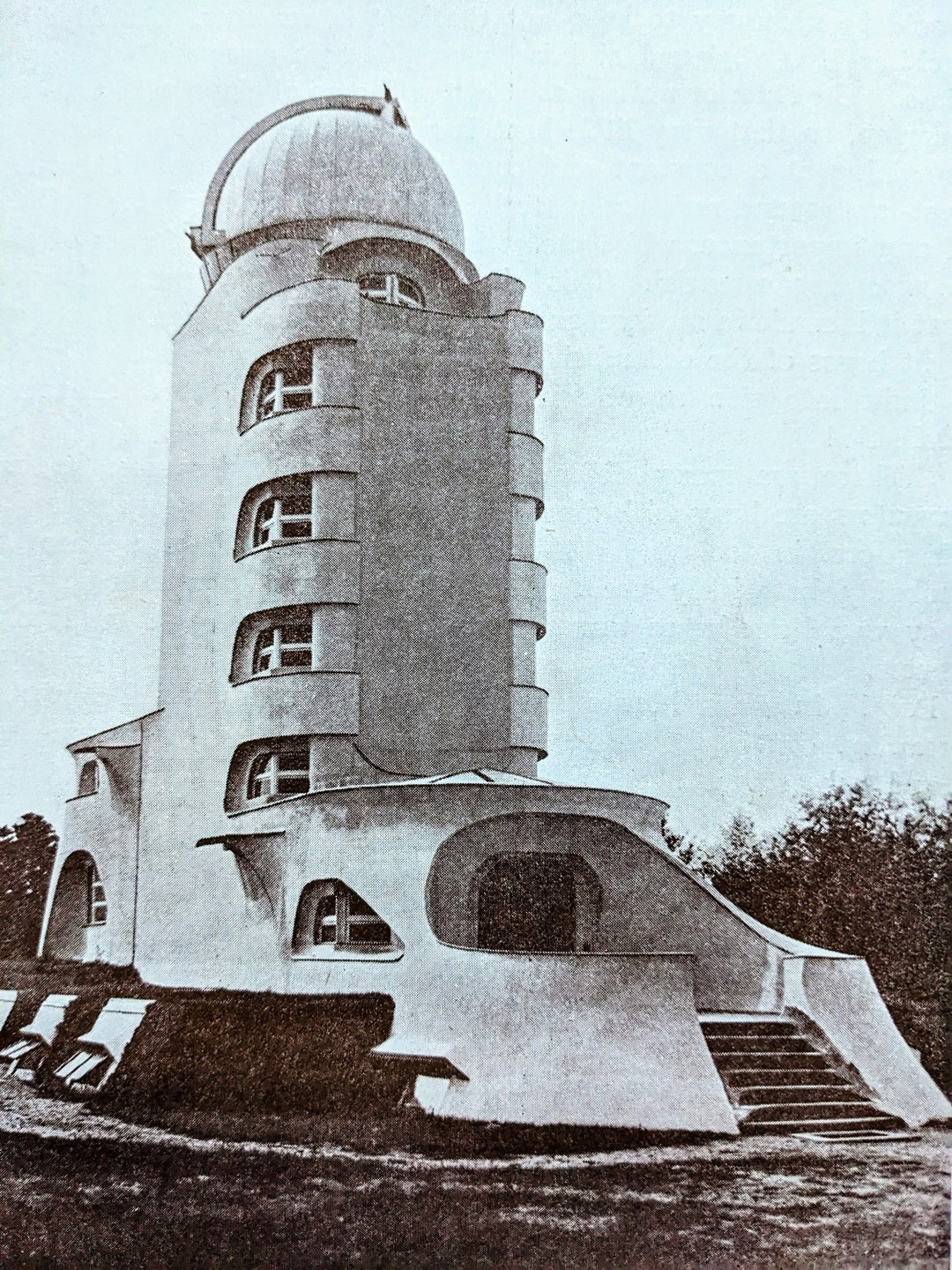 1930 the Einstein Tower and Observatory at Potsdam Original Vintage ...