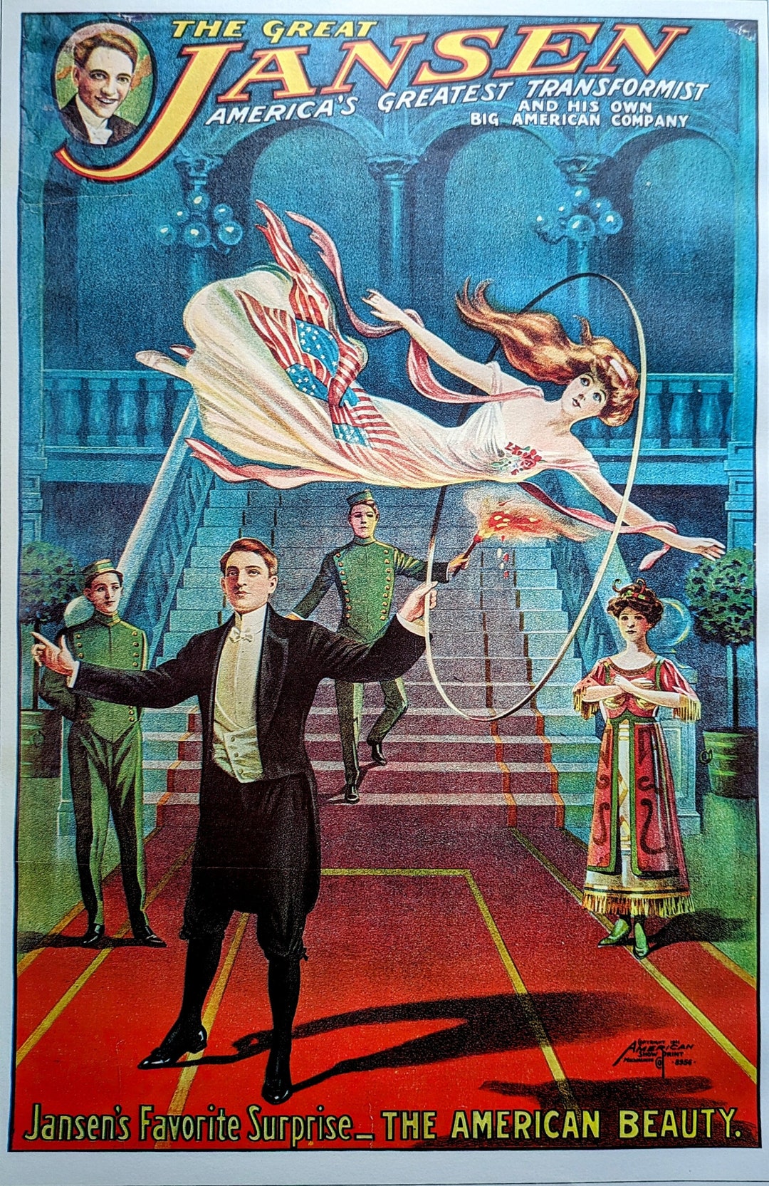 1976 the Great Jansen - Printer the American Show Printing Co - Vintage ...