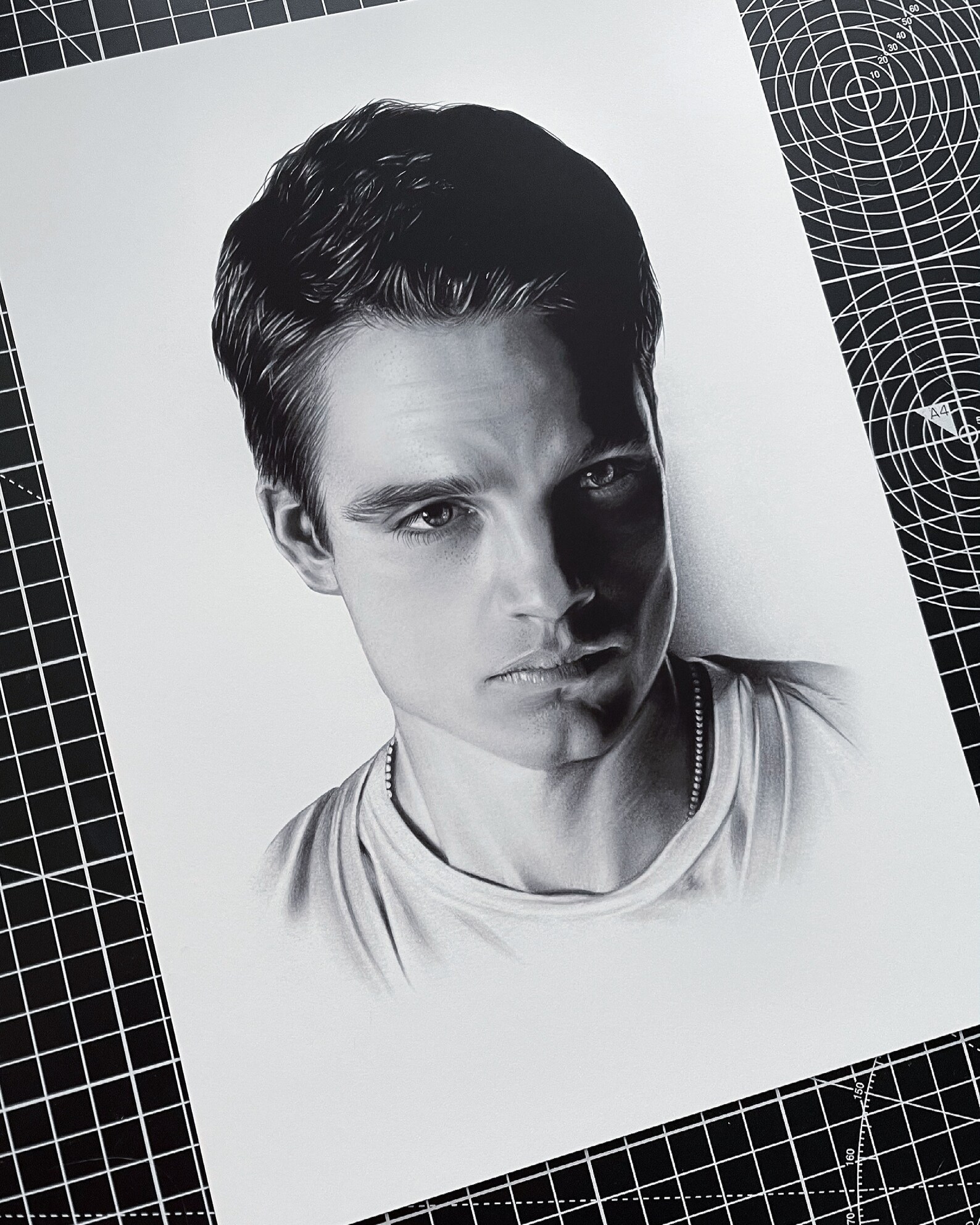 Sebastian Stan Signed Print - Etsy