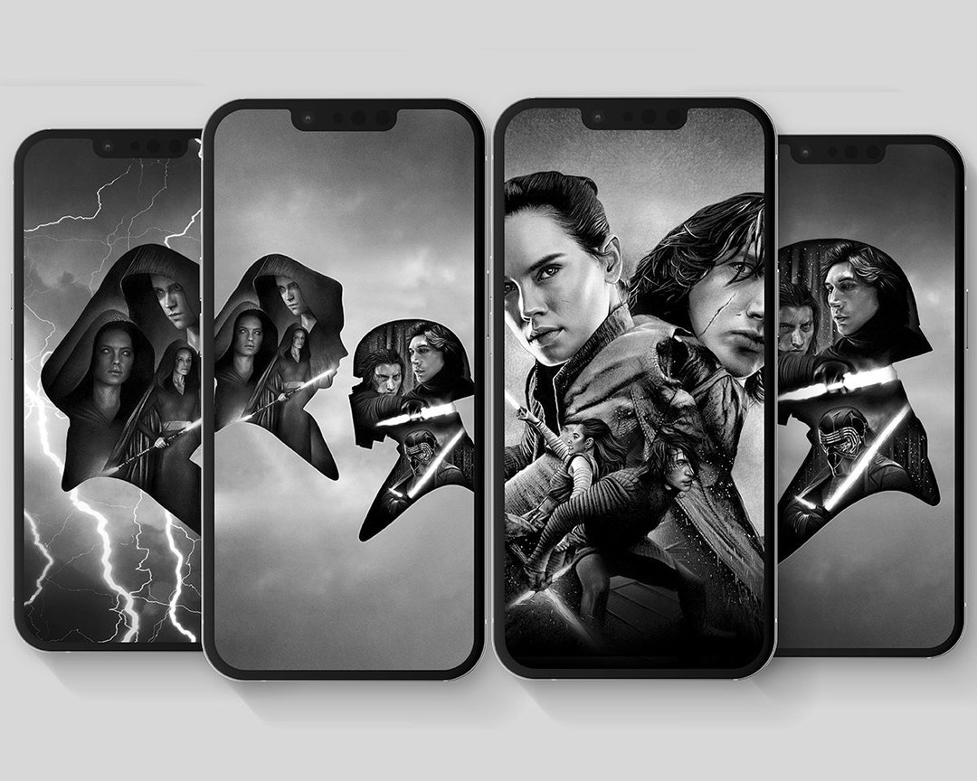 The Reylo Set #2- Phone Wallpapers - Etsy