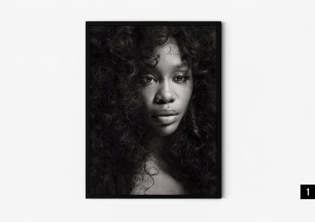 SZA Portrait Music Artist Poster Digital Download and Print - Etsy