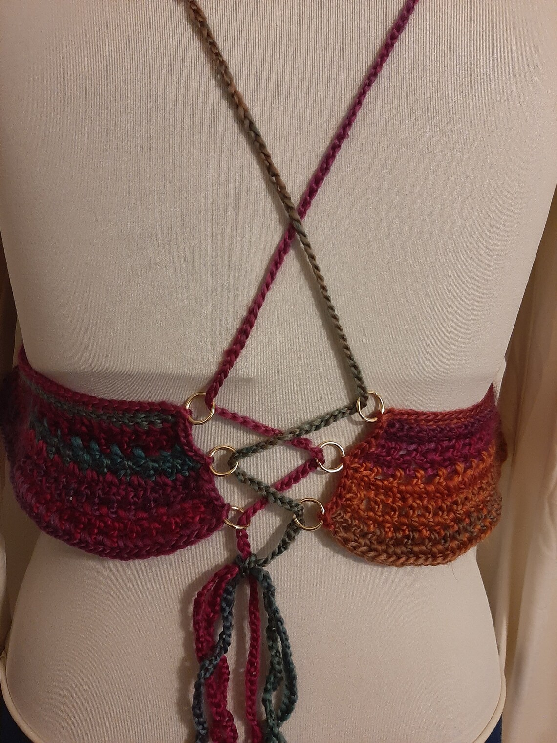 Sunset Crochet Summer Bralette - Etsy