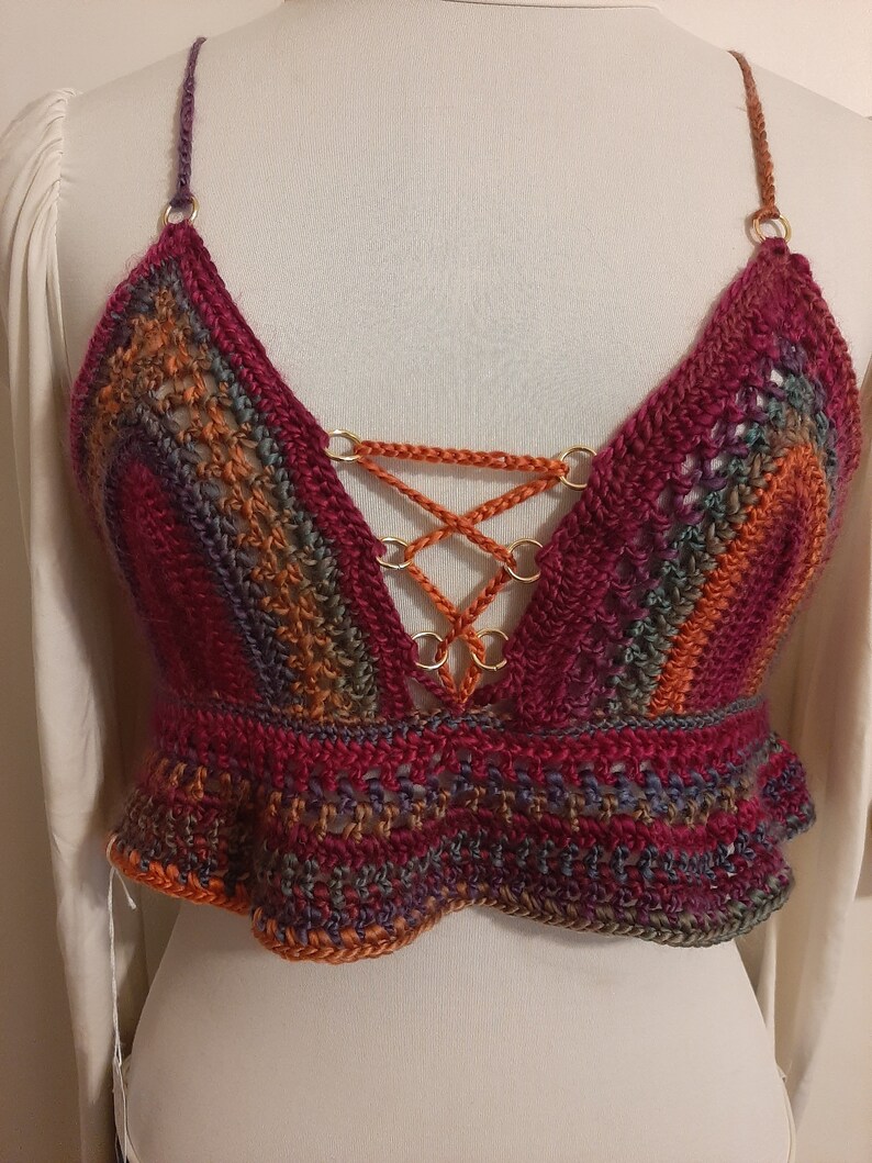 Sunset Crochet Summer Bralette - Etsy