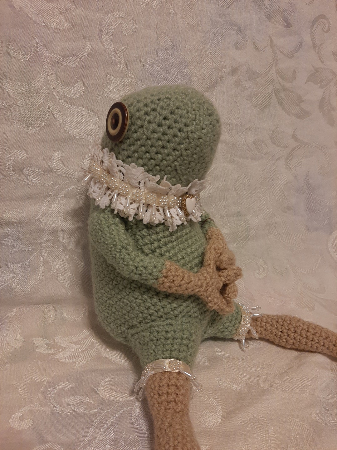 Polite Frog Plush - Etsy