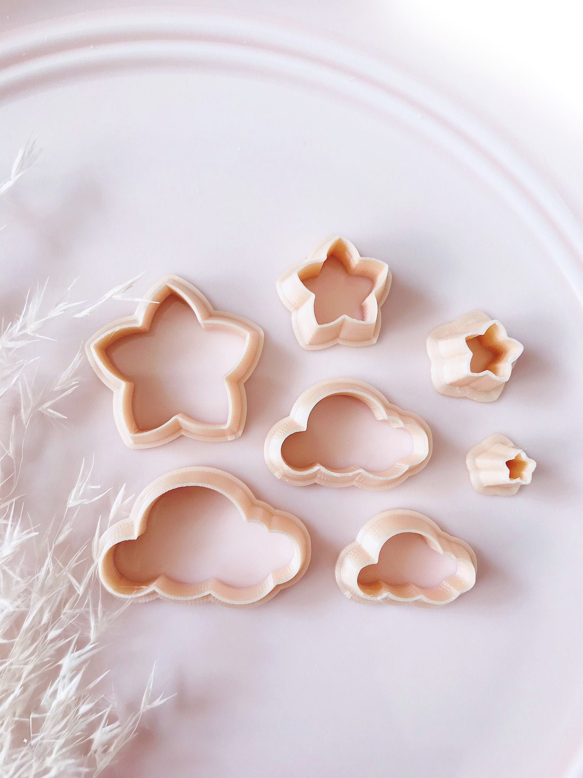 Clay Tools CLOUD 9 Abstract Shape Clay Cutter Set Polymer Clay Cutters ...