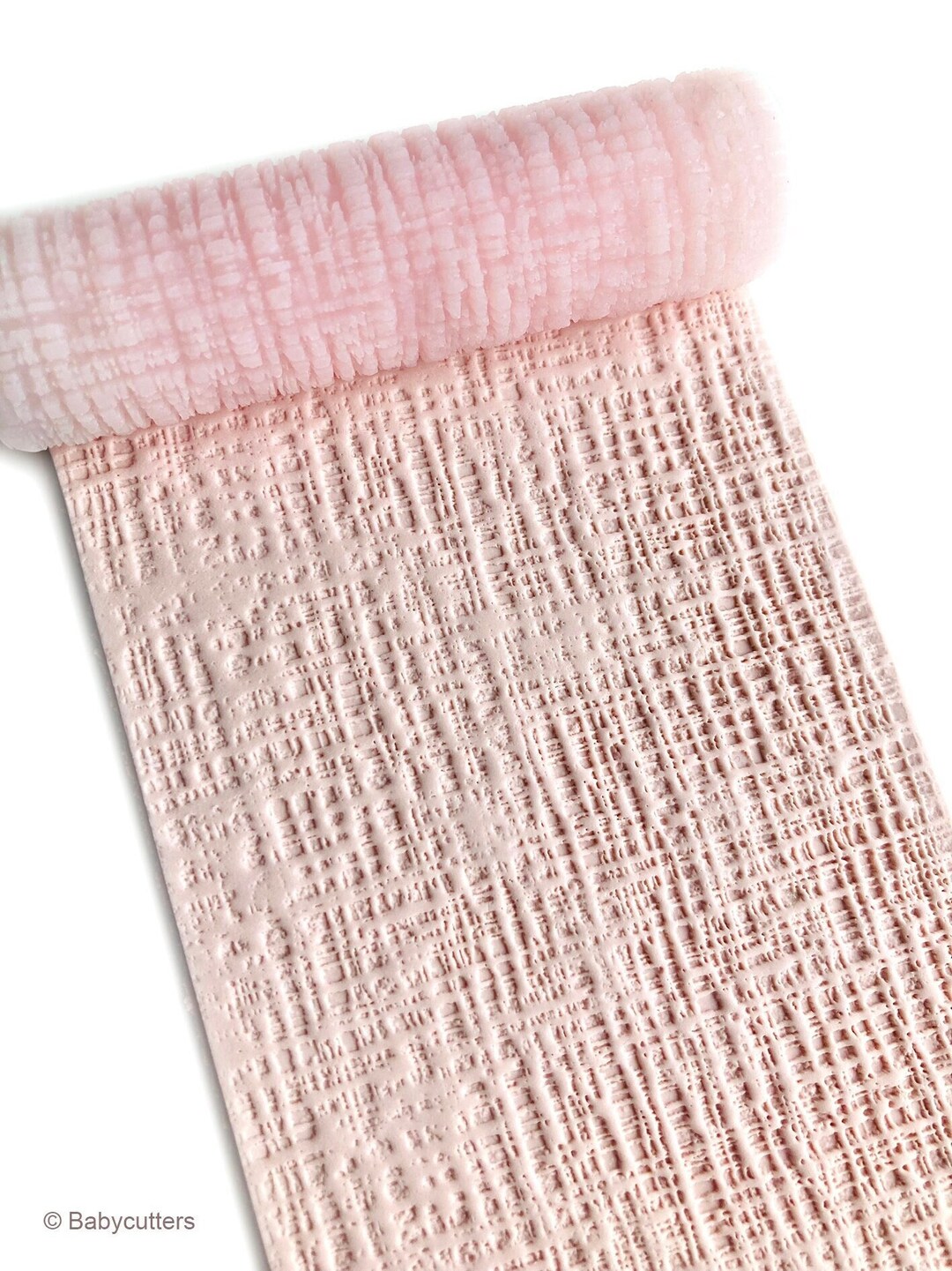 Rugged Linen Texture V2 - Texture Roller Polymer Clay Stamps - Polymer ...