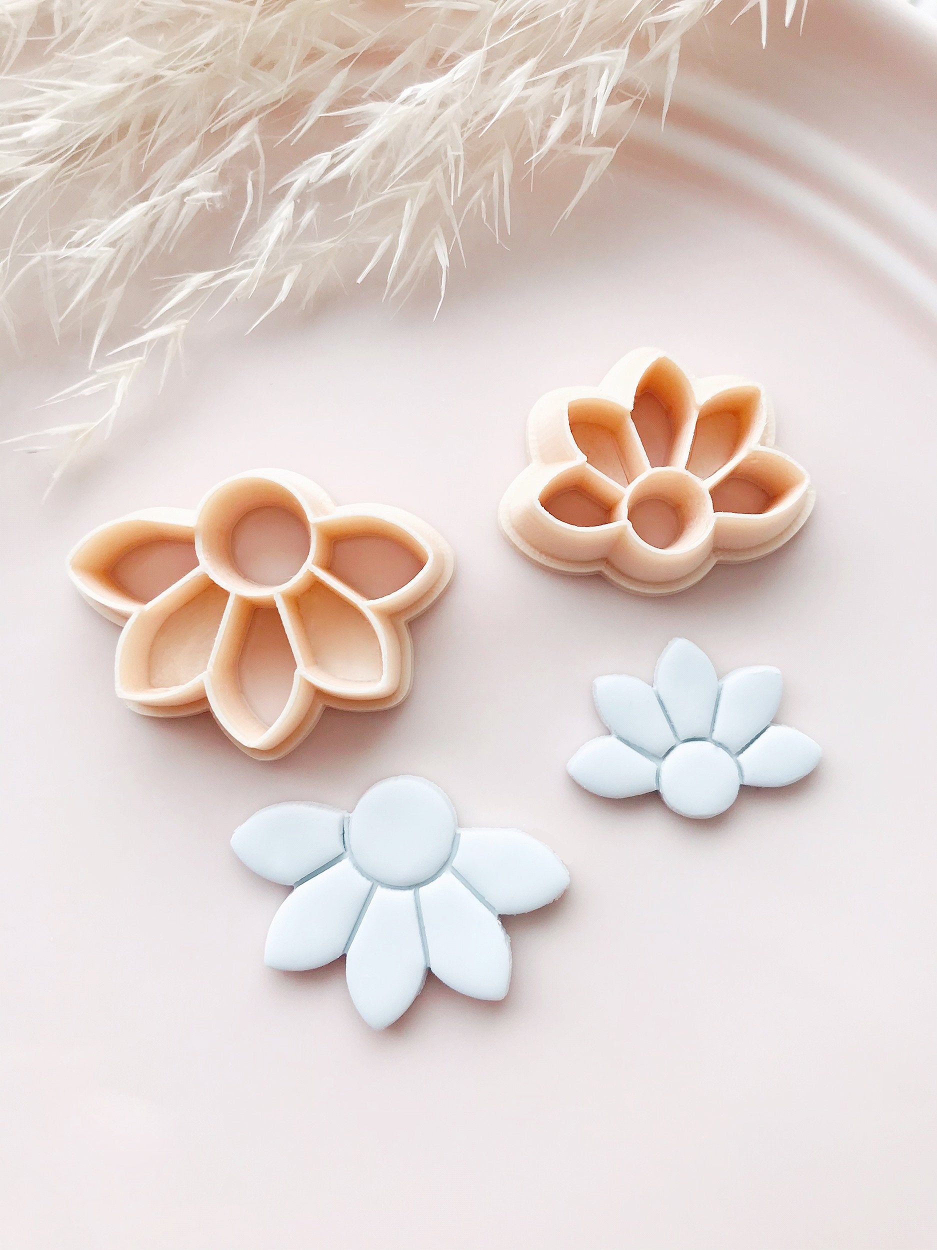 Half Daisy Flower Shape Polymer Clay Jewellery Cutter - Etsy