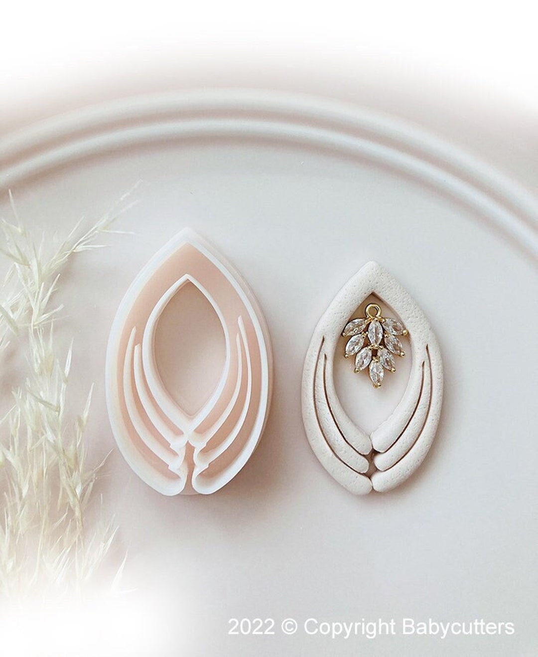 Long Cici - Scallop Shell Fan - Polymer Clay Jewellery Cutter - Etsy