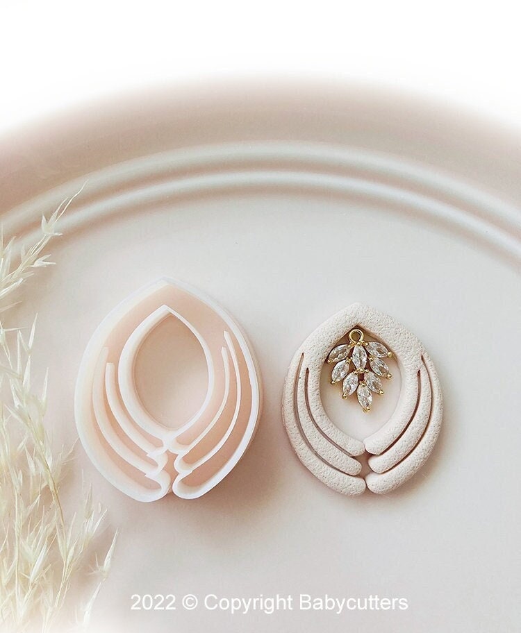 Small Cici Scallop Shell Fan Polymer Clay Jewellery Cutter - Etsy