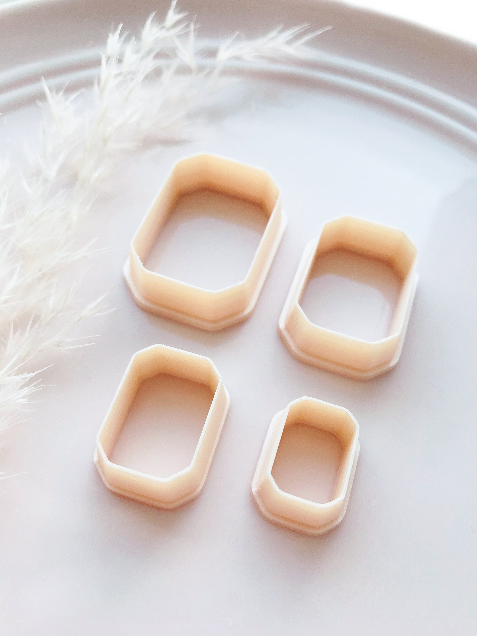 Rectangle Filet Corner Gem Shape Polymer Clay Cutters - Etsy