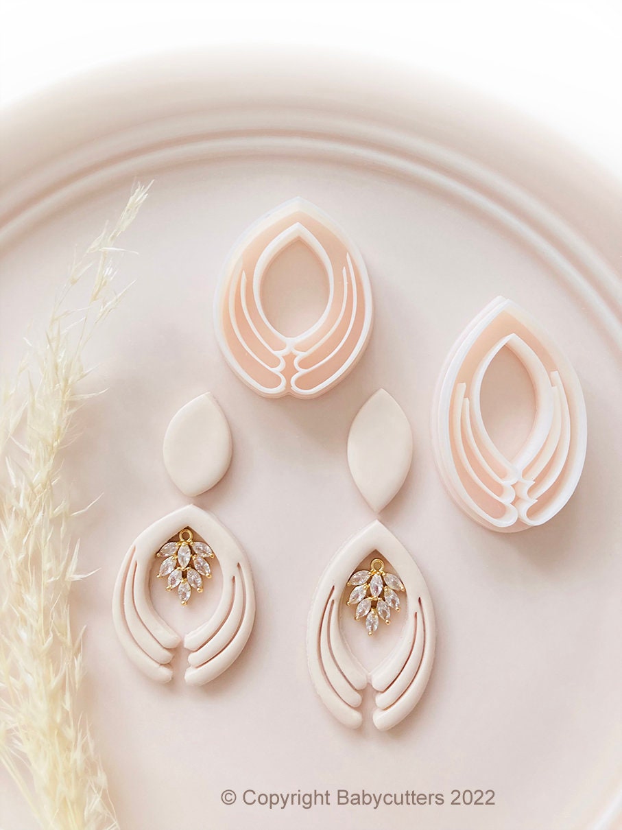 Small Cici Scallop Shell Fan Polymer Clay Jewellery Cutter - Etsy