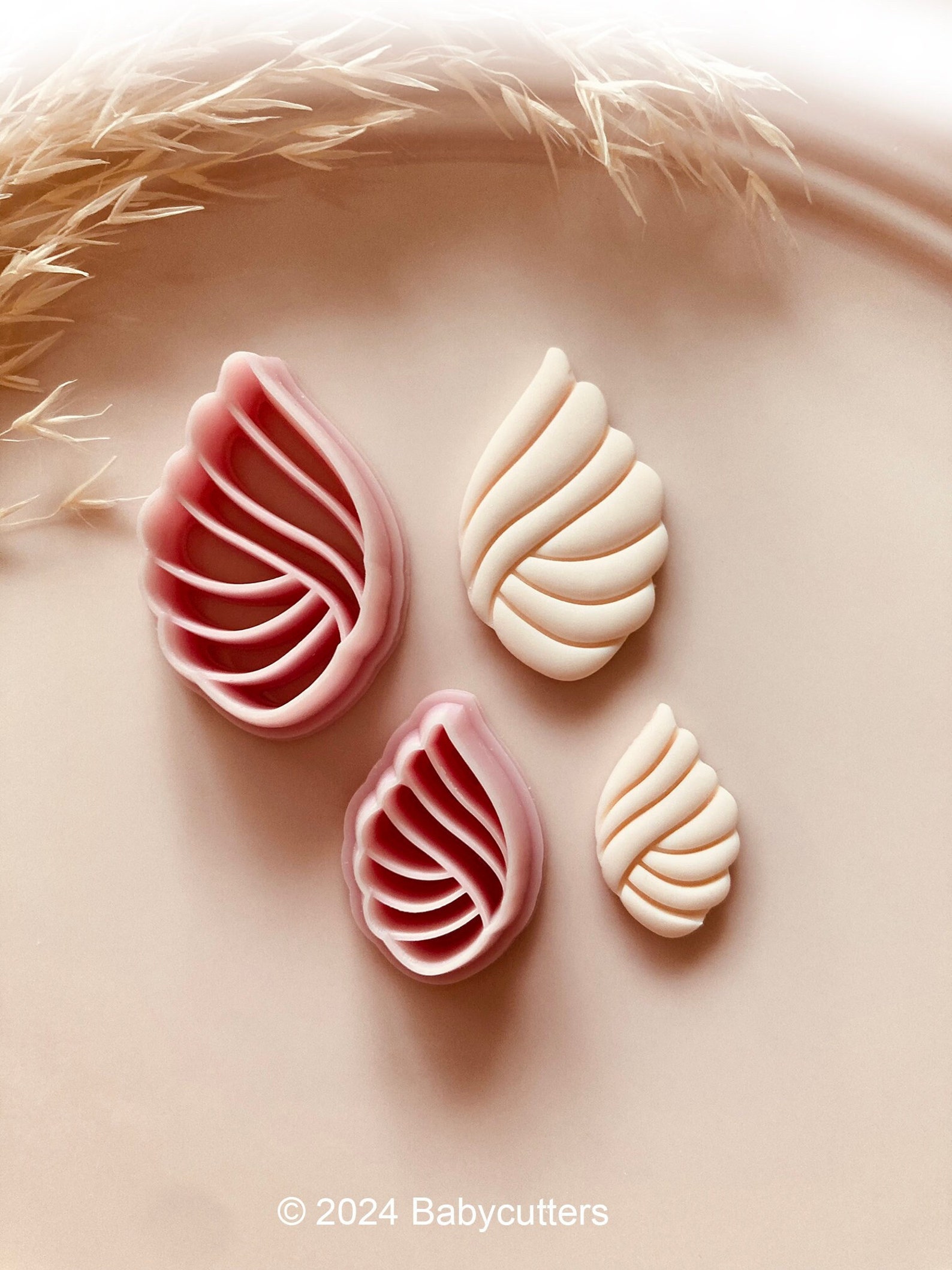 Shell Stud Cutter Design - Polymer Clay Cutter Tools - Etsy