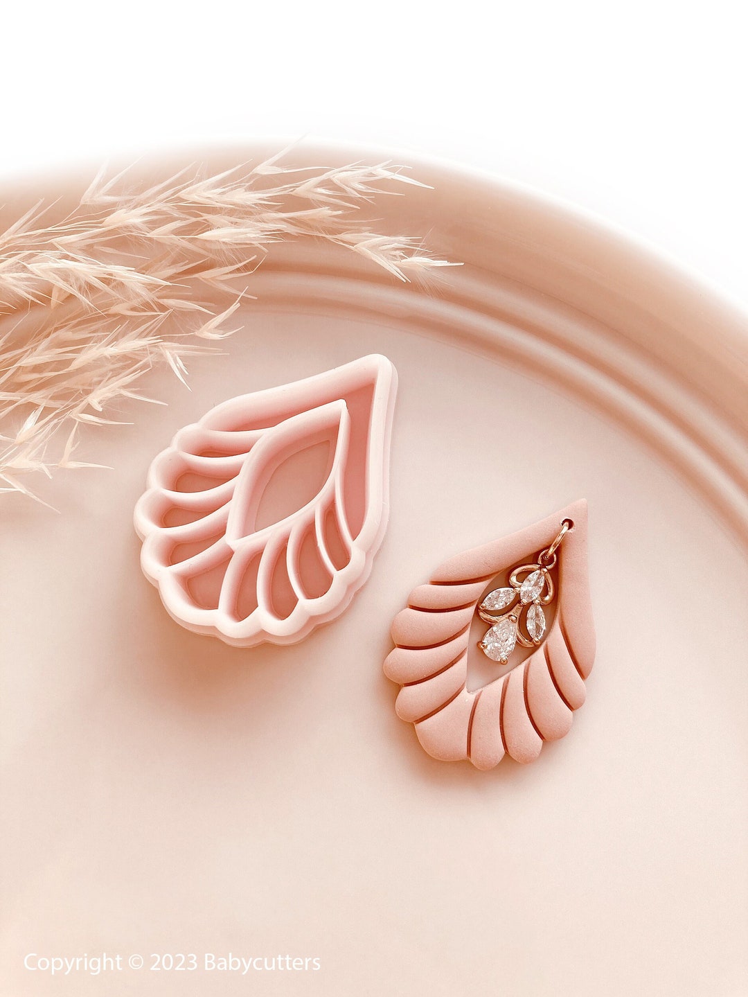 Debossed Wedding Bridal Shape Cutter - Polymer Clay Jewellery Cutter - Etsy