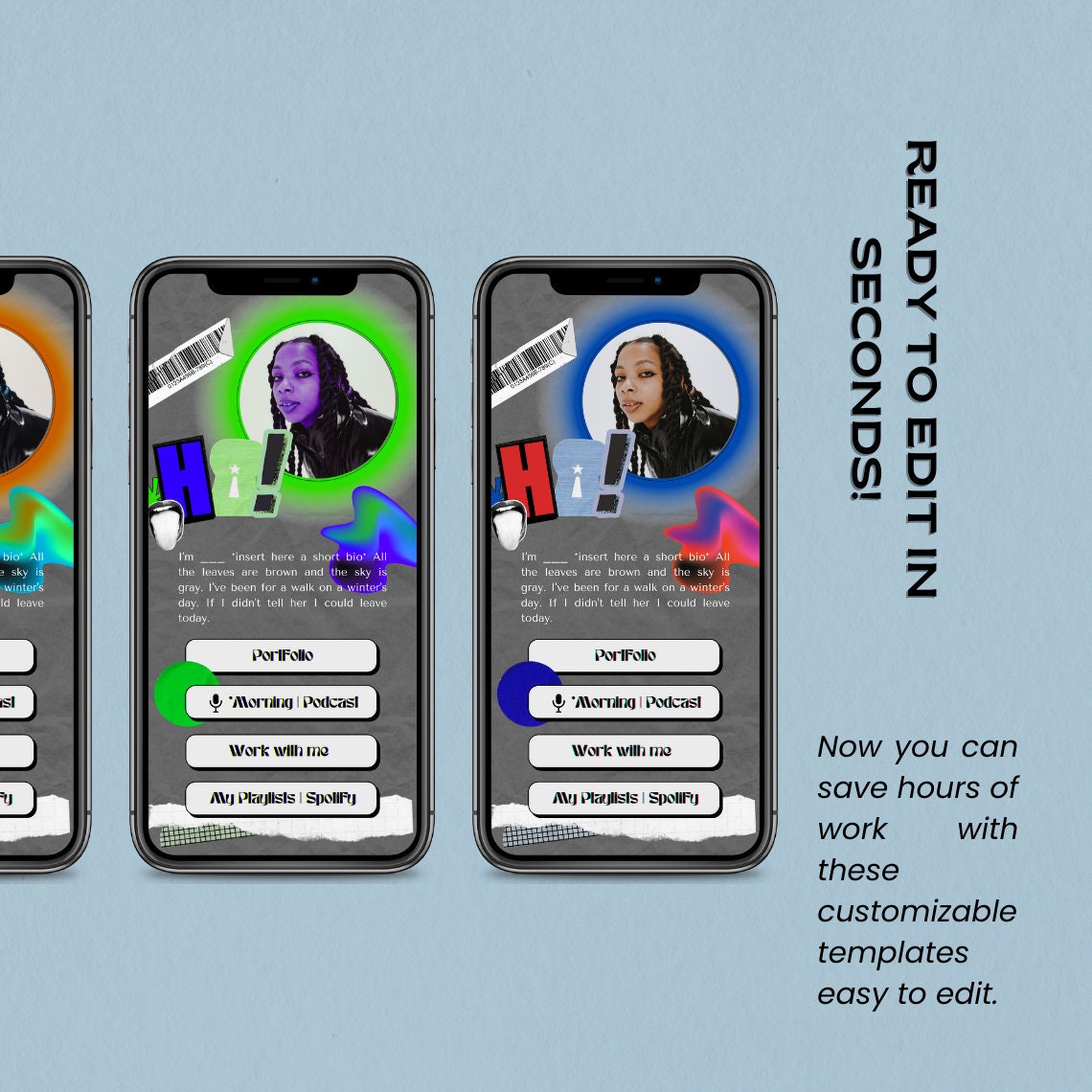 Editable Plantilla De Enlaces En El Perfil Con Canva Linktree ...
