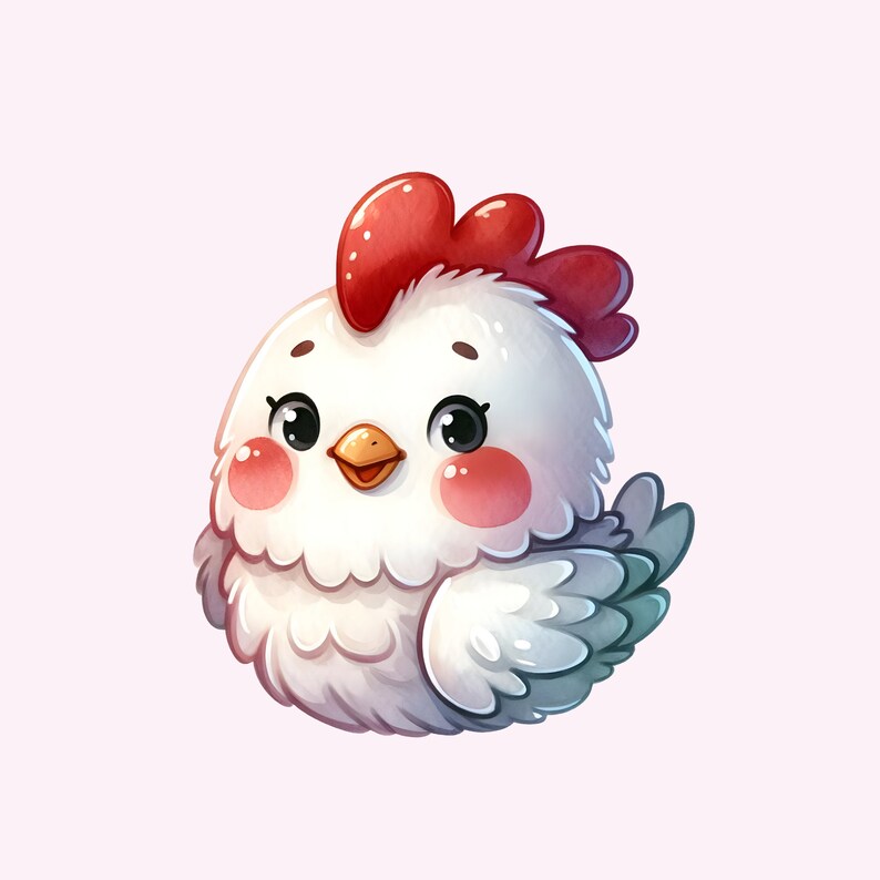 Chicken PNG, Cute Chicken PNG, Chicken Valentine PNG, Chicken Love Art ...