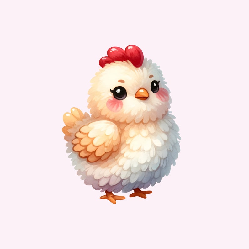 Chicken PNG, Cute Chicken PNG, Chicken Valentine PNG, Chicken Love Art ...