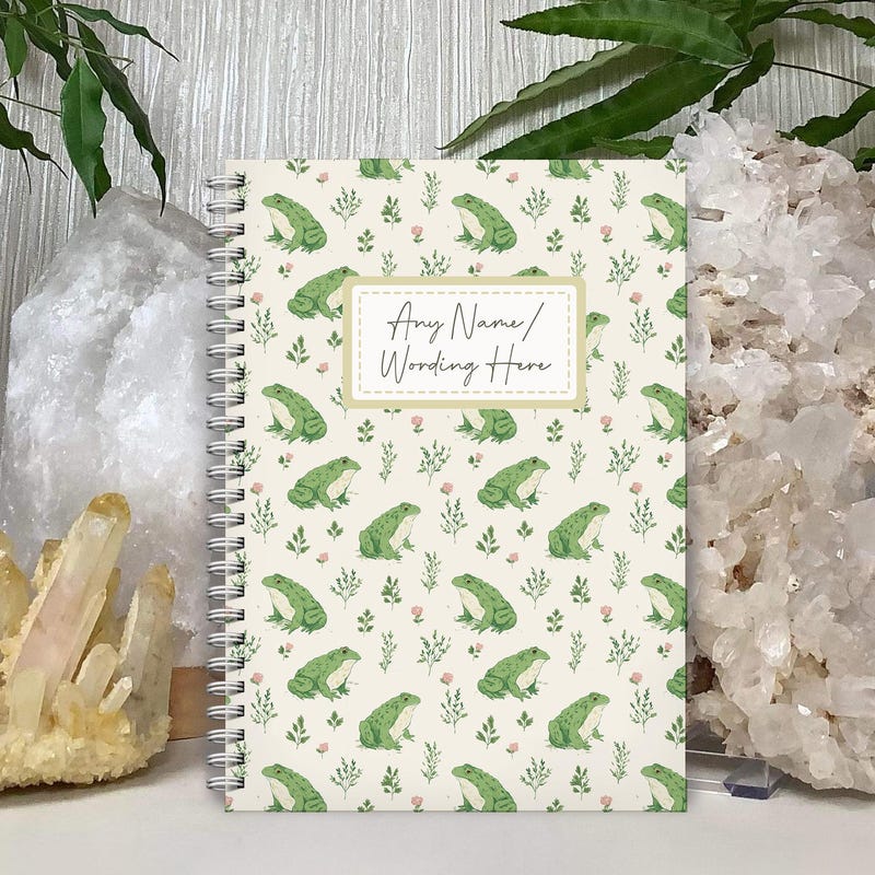 Frog Notebook - Etsy UK