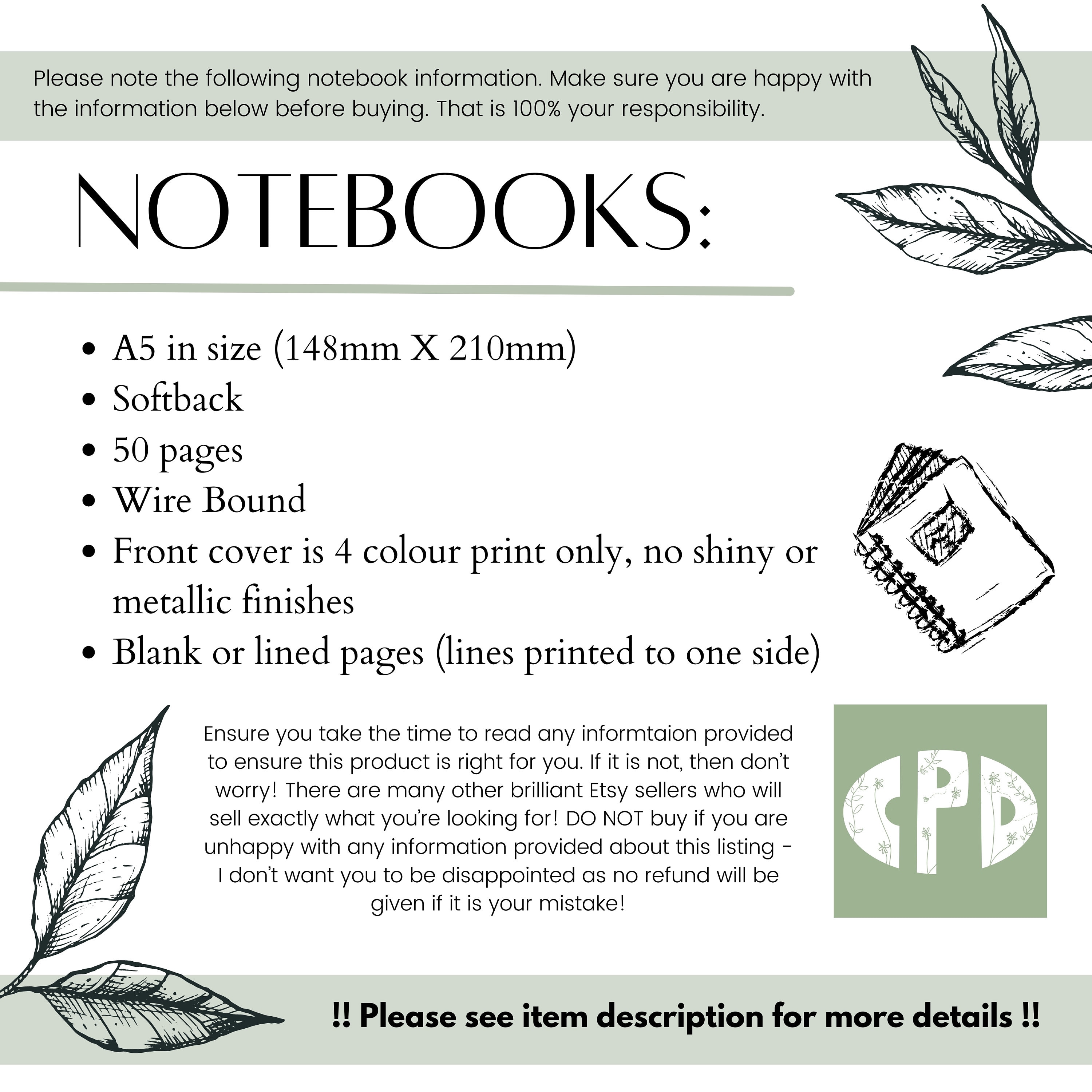 Personalised Dinosaur Notebook: A5 Wirebound Dino Softback, Custom Name ...