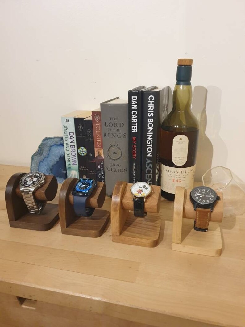Wooden Watch Stand / Rustic Watch Stand / Jewellery Display / - Etsy