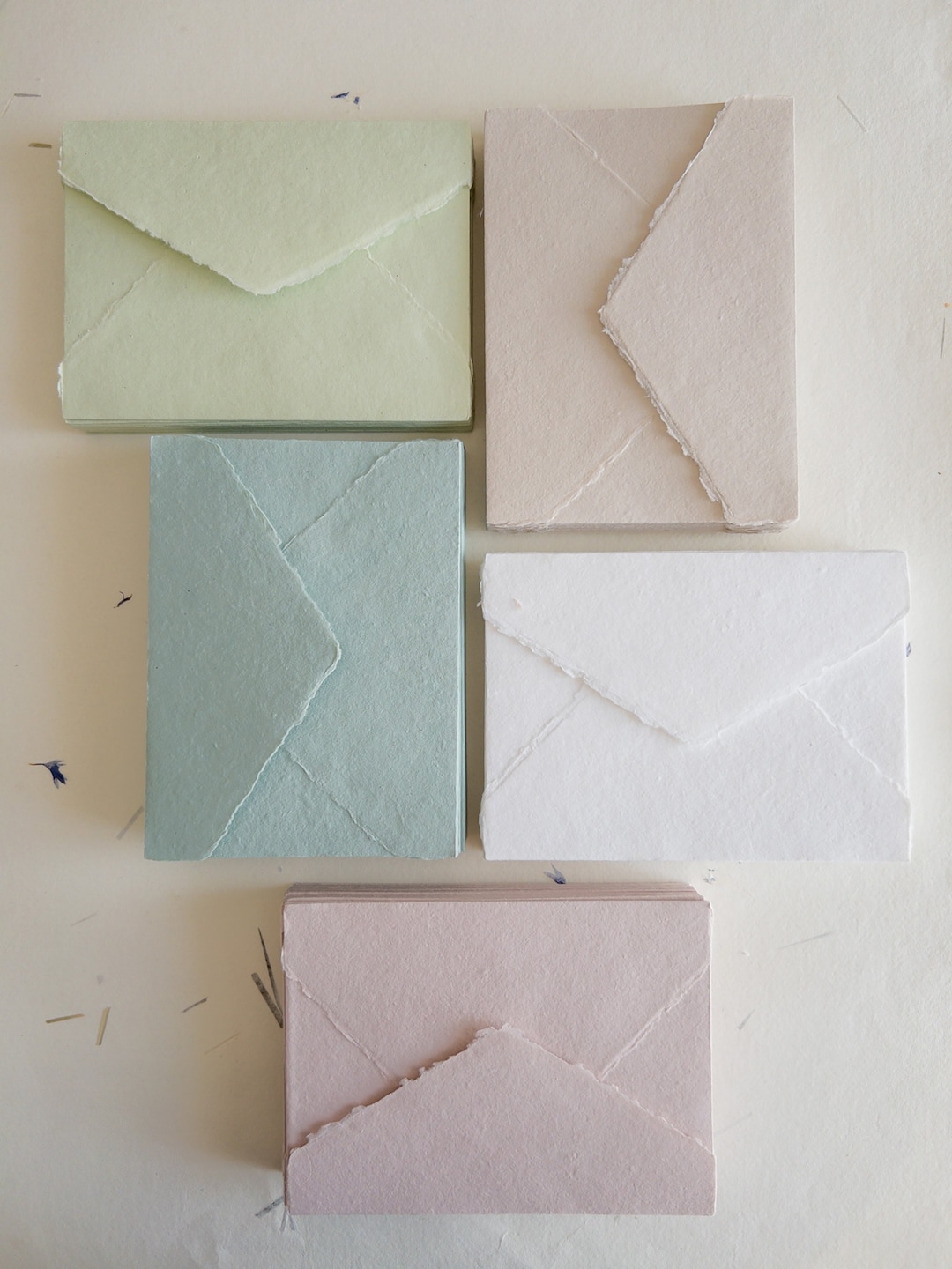Handmade Deckle Edge Envelop, Handmade Cotton Rag Envelopes Paper ...