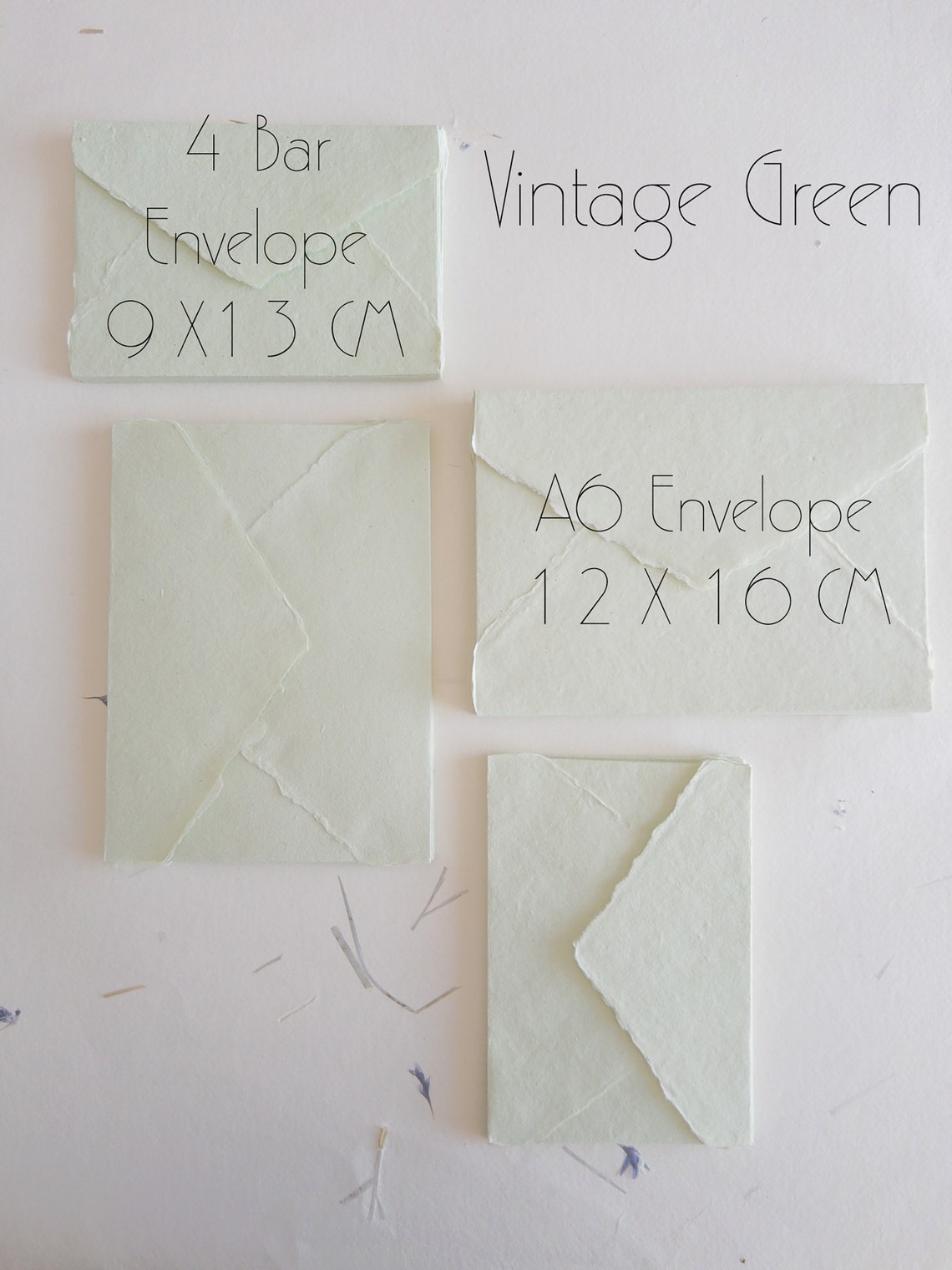 Handmade Deckle Edge Envelop Handmade Cotton Rag Envelopes - Etsy
