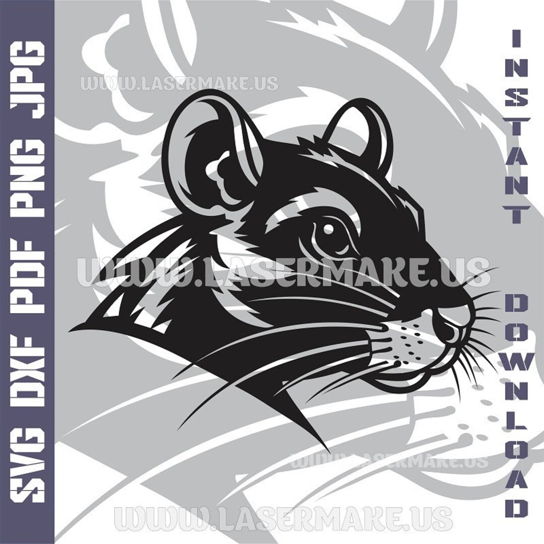 Funny Rat SVG File Cut File for Cricut Printable Png SVG Dxf Cut Files ...