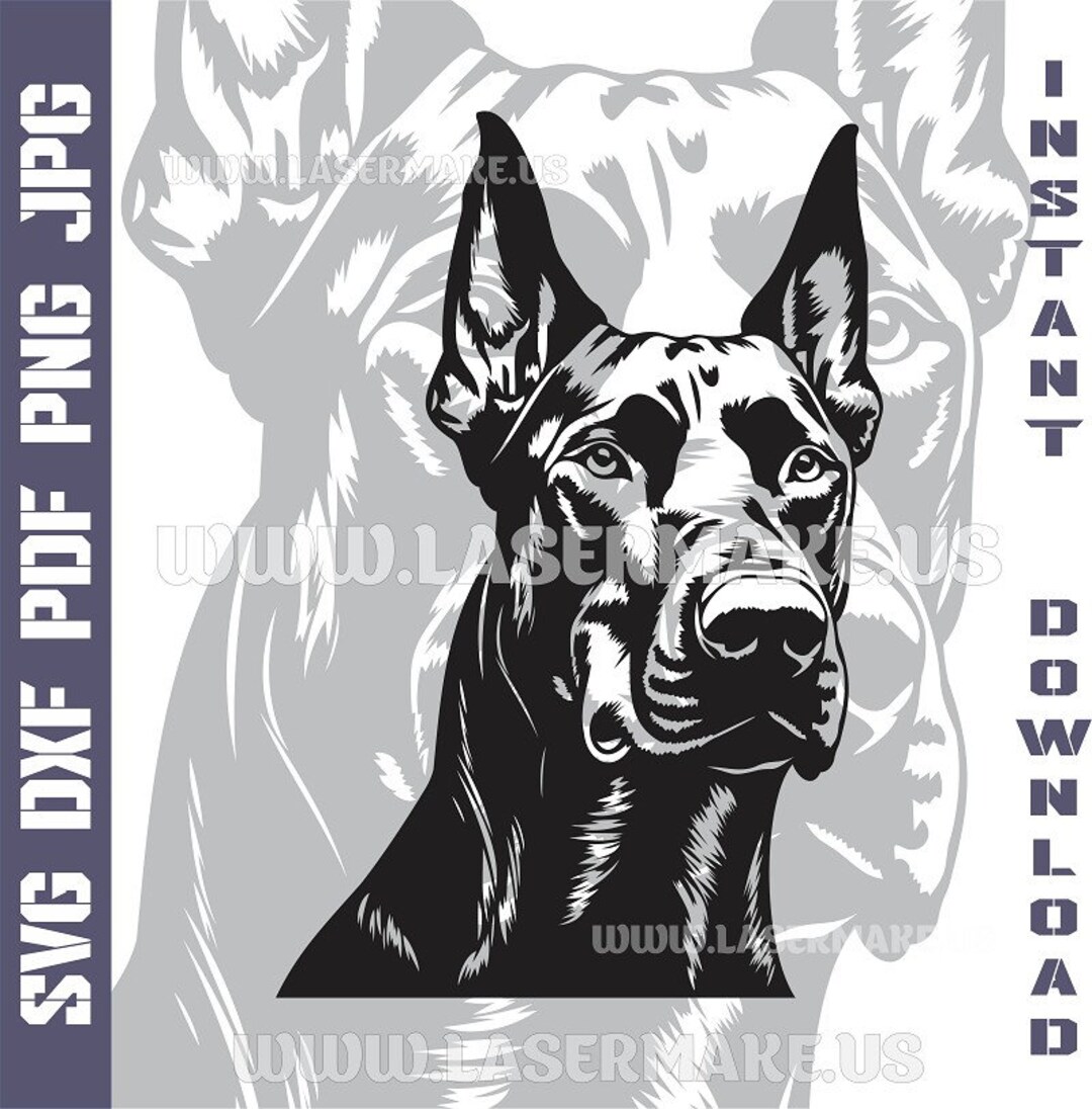 Doberman SVG File Cut File for Cricut Printable Png SVG - Etsy Singapore