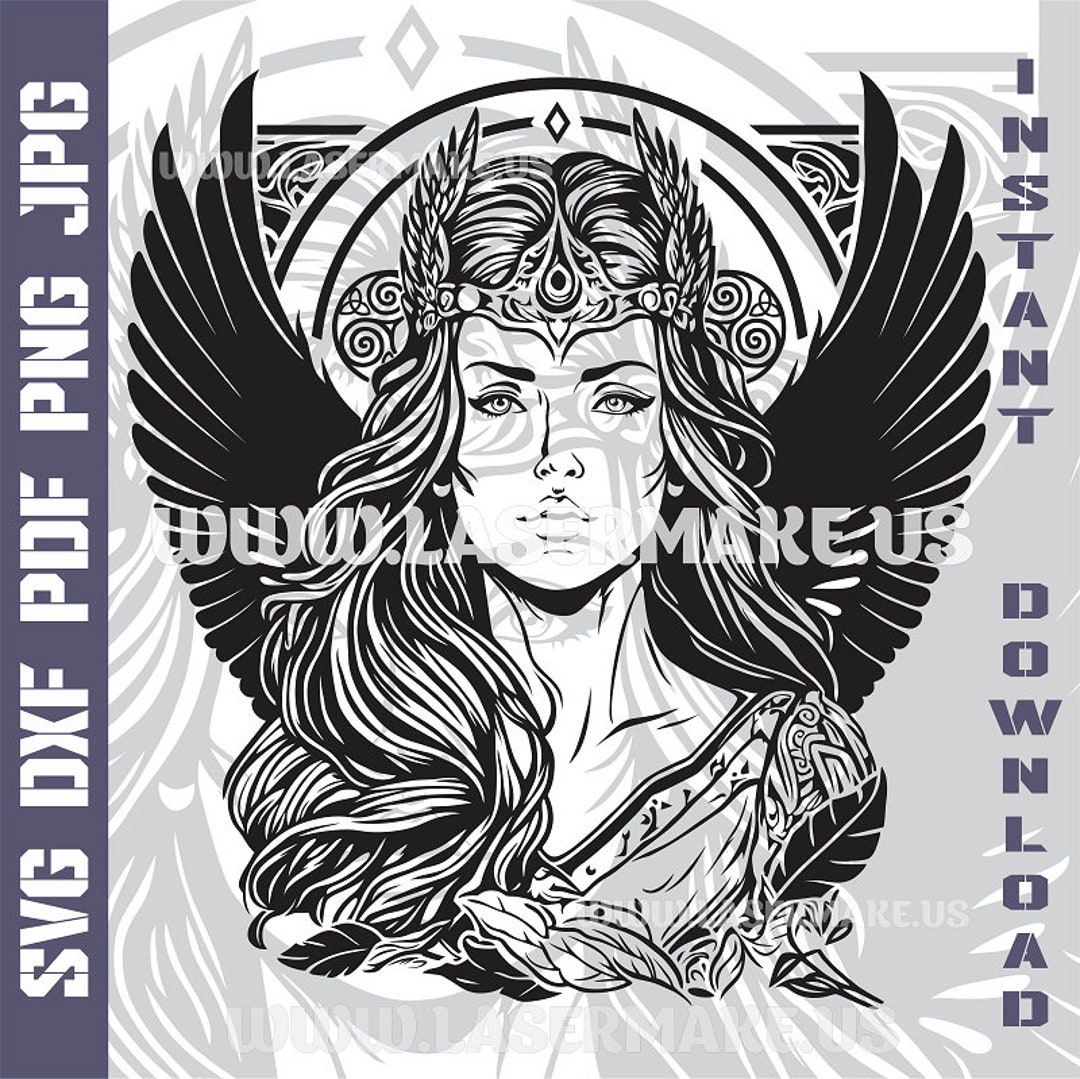 Freya Goddess SVG file norse gods svg cut file for cricut - Etsy.de