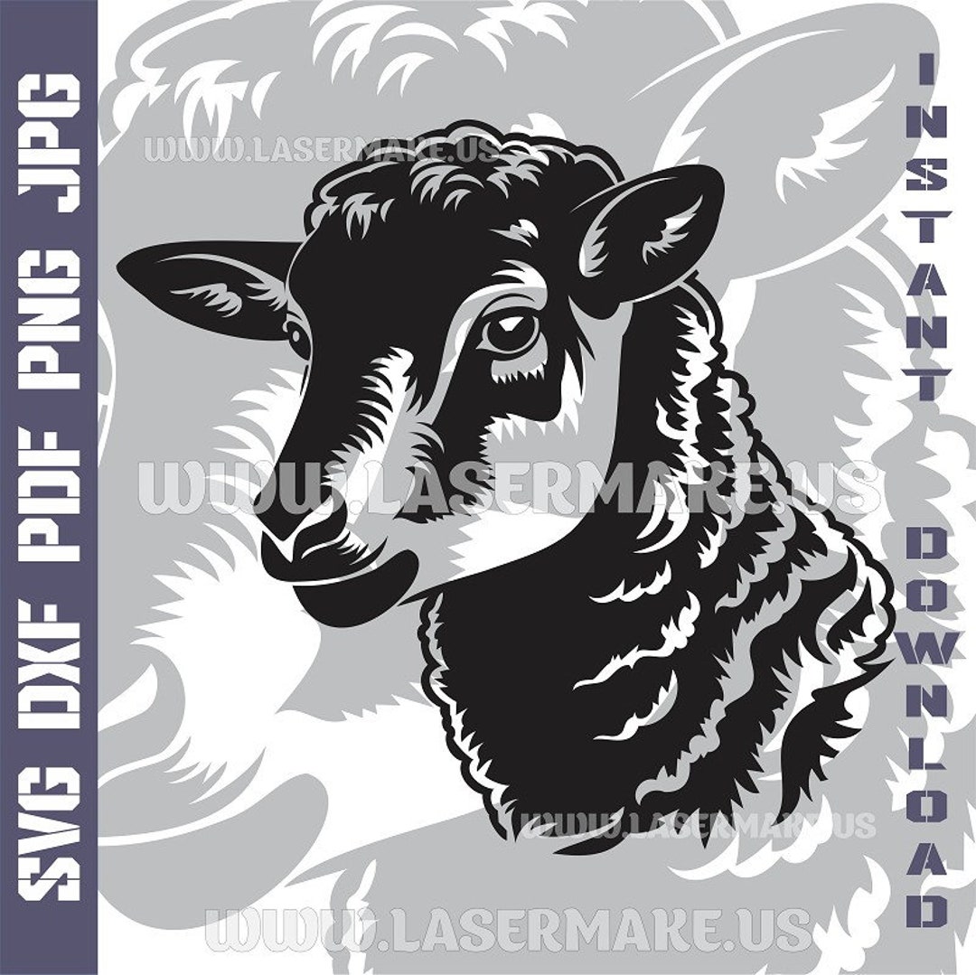 Sheep SVG File Cut File for Cricut Printable Png SVG Dxf - Etsy