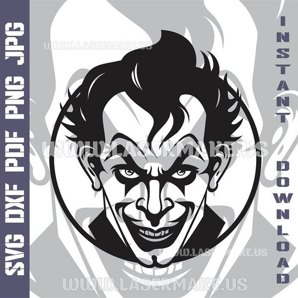 Laser Cut Files Joker - Etsy