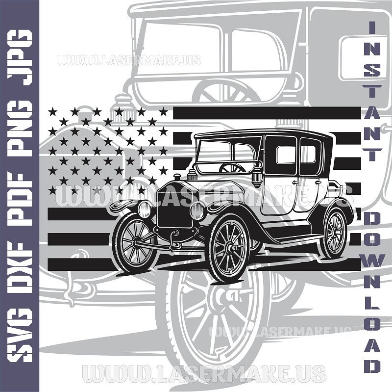 Ford Model T SVG File Cut File for Cricut Printable Png - Etsy