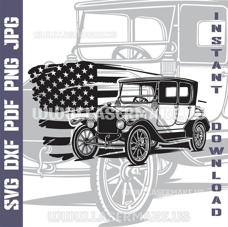 Ford Model T SVG File Cut File for Cricut Printable Png - Etsy Australia