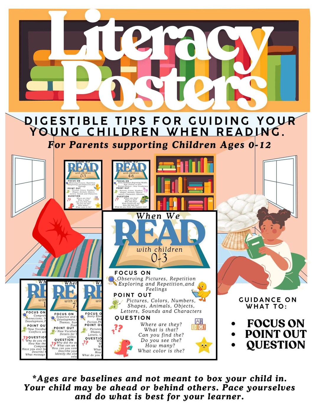 Maji's Literacy Posters - Etsy