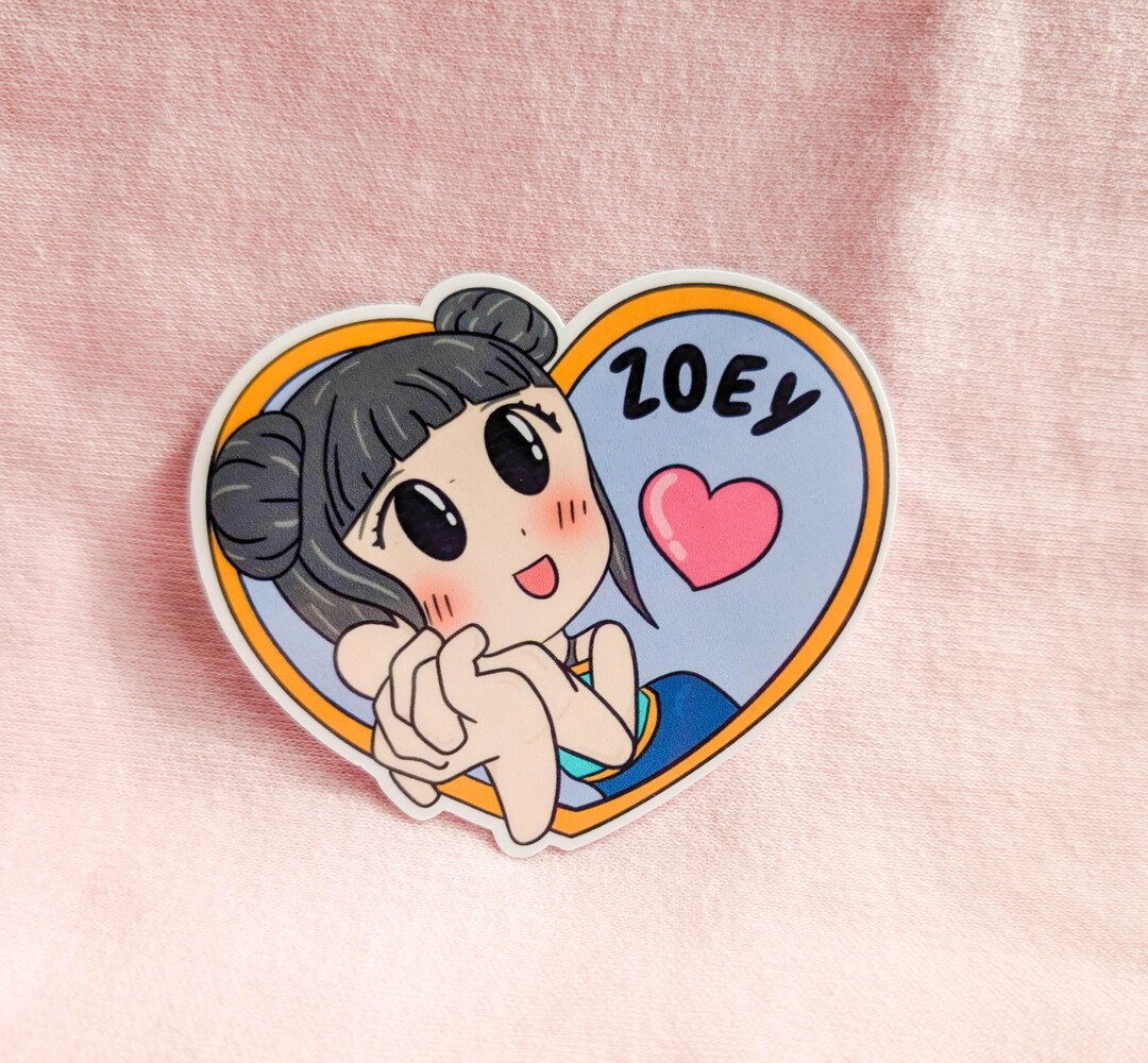 Zoey Sticker, Vibrant K-pop Demon Hunters Movie Decal, Perfect for ...