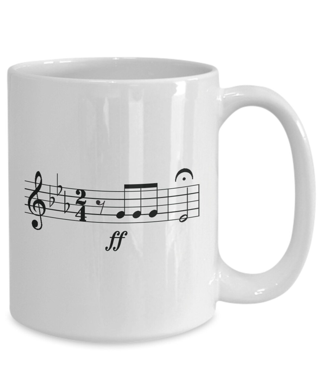 Beethoven's 5th - Funny Classical Music Coffee Mug - Gifts for ...
