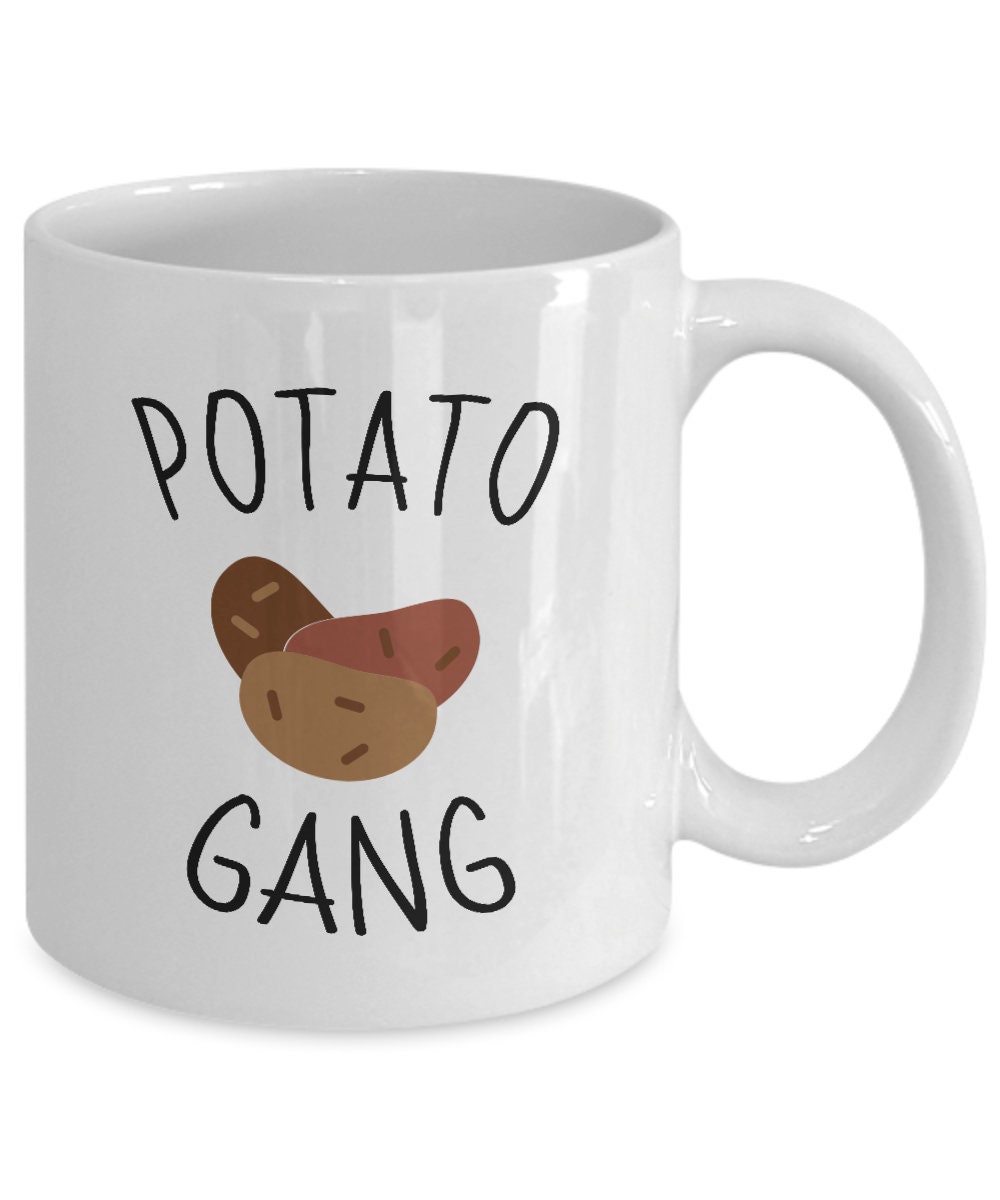 Funny Cute Potato Coffee Mug - Potato Gang - Stupid Gifts for Couch ...