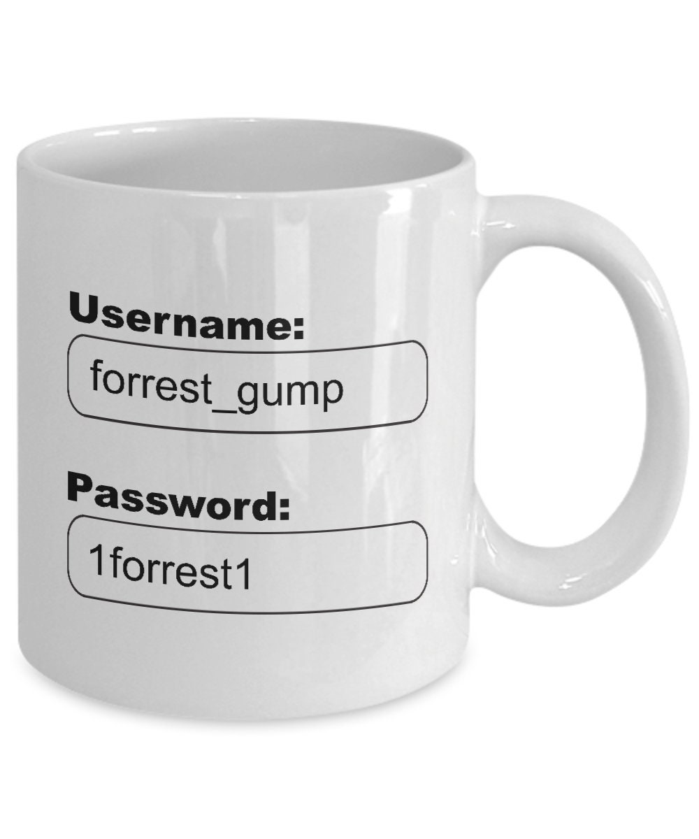 Run Forrest Run! Funny Forrest Gump Coffee Mug - Comical Dad Joke Gifts ...