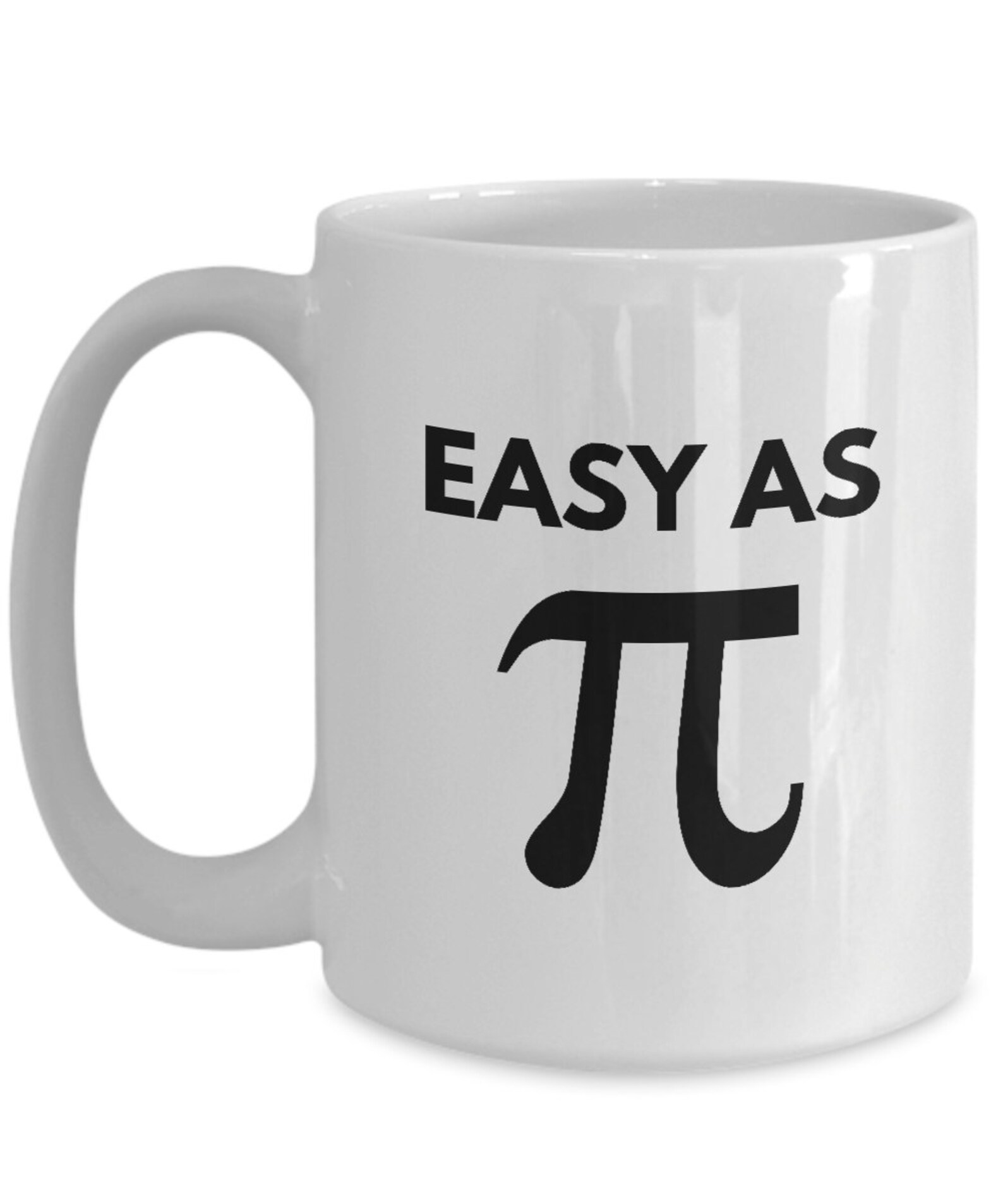 Funny Math Coffee Mug - Easy as Pi - Scientific Pun Gift for ...