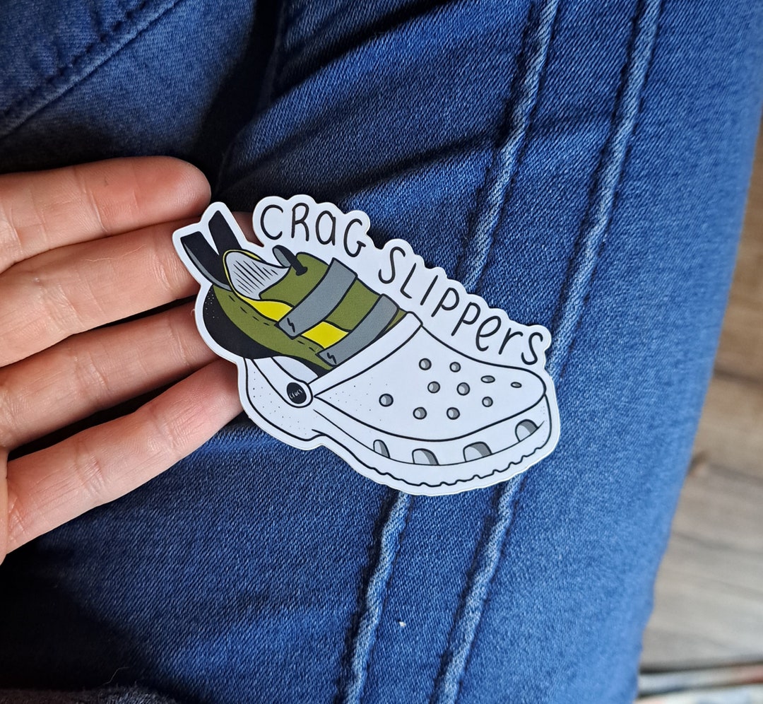 Climbing Shoe Sticker Croc Sticker Crag Slippers Crag - Etsy