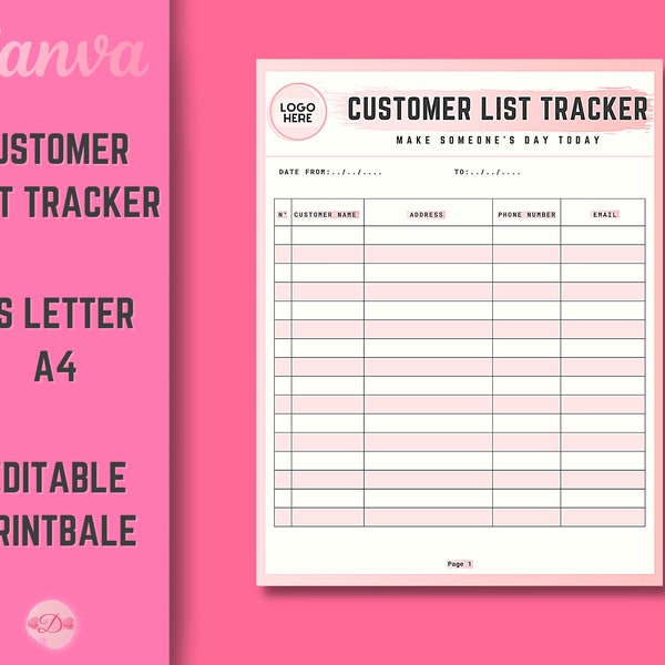 Client Tracker - Etsy