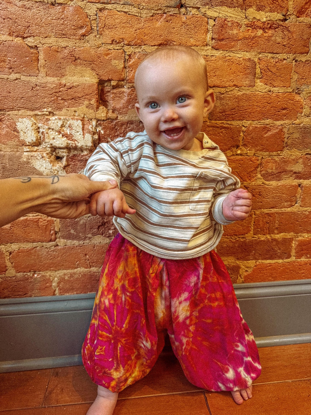 Kids Hippie Boho Pants, Cloth Diaper Friendly Flow Pant, Baggy Elastic ...
