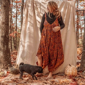 Indie Flow Silk Jumpsuit, Boho Jumper, Hippie Flow Outfits, Free Spirit ...