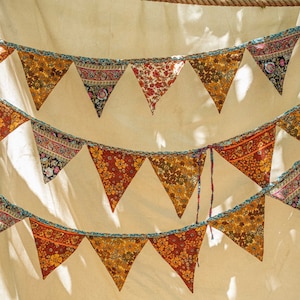 Bohemian Hippie Recycled Silk Flags, Hippie Room Decor, Eco Friendly ...