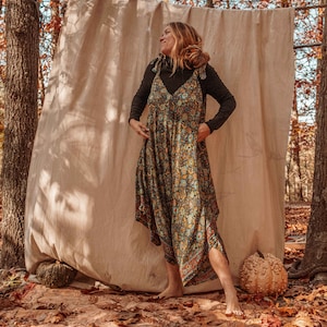 Indie Flow Silk Jumpsuit, Boho Jumper, Hippie Flow Outfits, Free Spirit ...