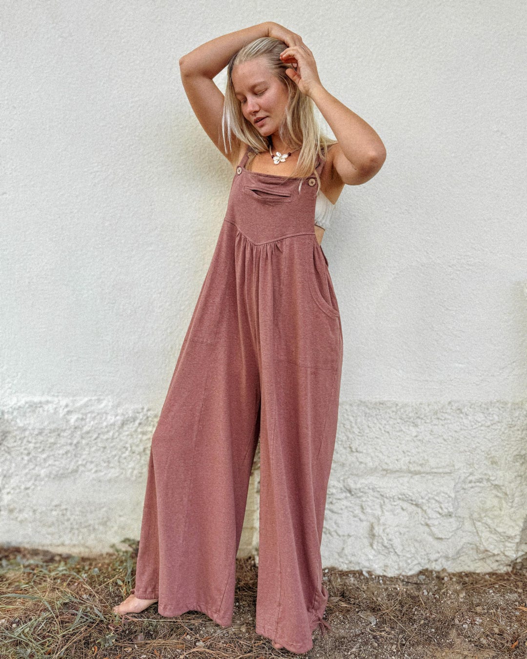 Hemp Organic Cotton Overalls, WIDE LEG or CINCH Ankle Adjustable Length ...