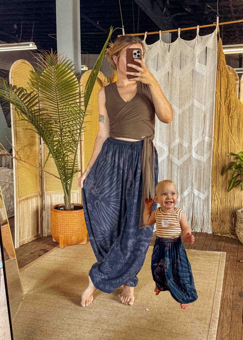 Earthy Genie Pants for Men + Women, Flowy Boho Fesival Pants, Hippie ...