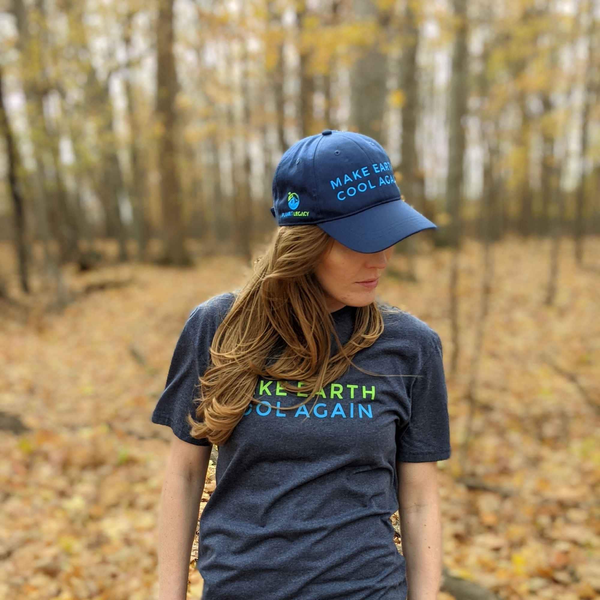 Make Earth Cool Again Hat | Embroidered Recycled Plastic Cap | Climate ...