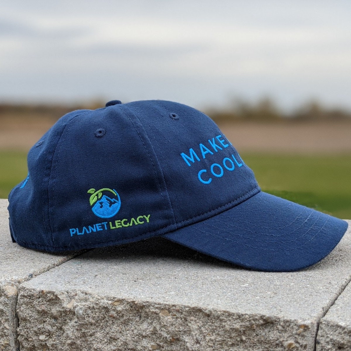 Make Earth Cool Again Hat | Embroidered Recycled Plastic Cap | Climate ...